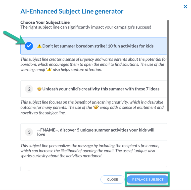 How to Create Subject Lines using AI Generation – support.robly.com