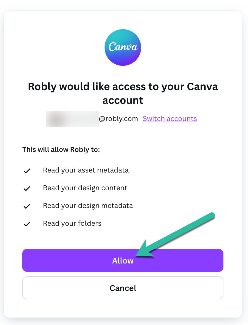 How to integrate Robly with Canva – support.robly.com